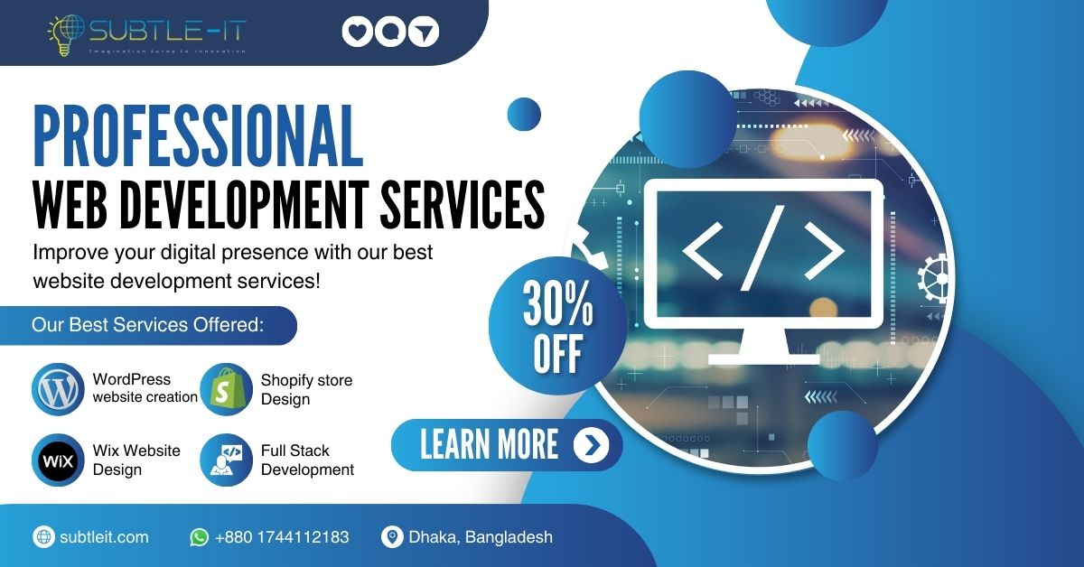 Template - Subtle IT | Web Development for Businesses of All Sizes